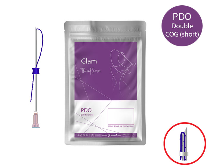 Glam Lifting Thread PDO Double Cog 23g 60mm - Buy Online | Glam Derma